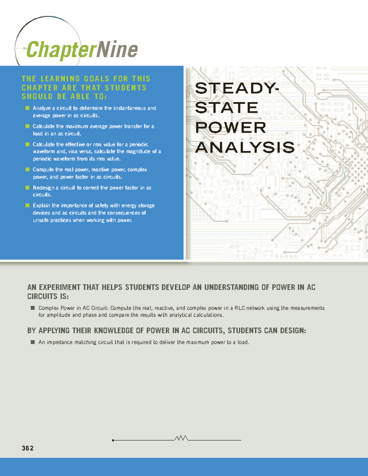 245813 Basic Engineering Circuit Analysis Chapternine The Learning