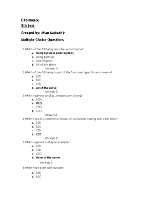 CSE330 ECommerce Lab Manual V1 - E-Commerce – Lab Manual 1 LAB MANUAL ...