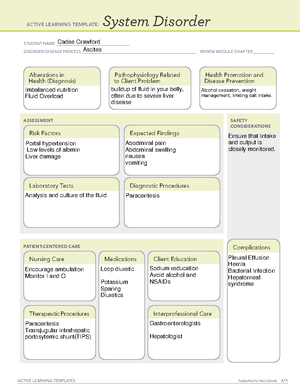 Esophageal Varices 103 - ACTIVE LEARNING TEMPLATES TherapeuTic ...