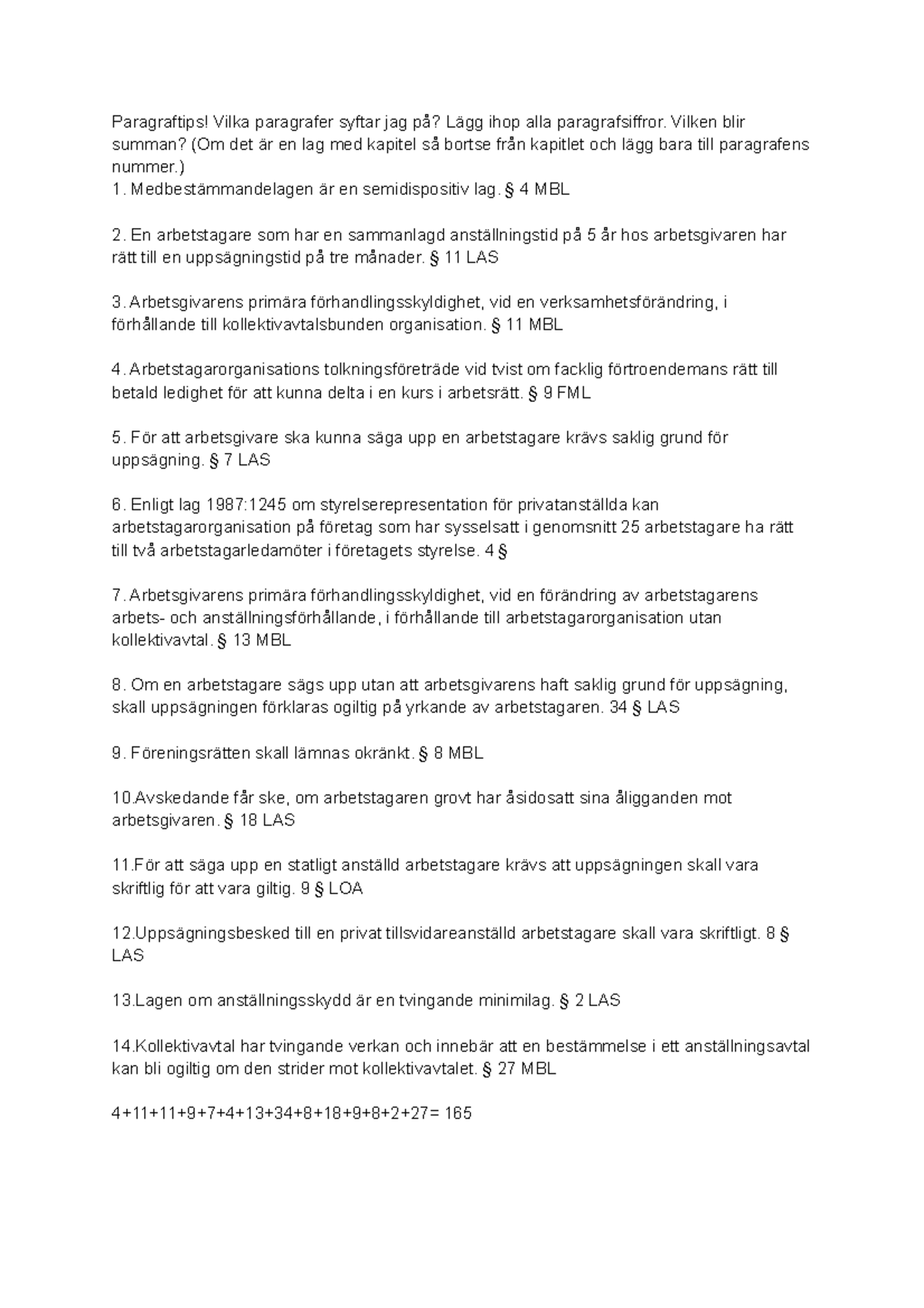 Paragraftips - Leta paragrafer - Paragraftips! Vilka paragrafer syftar ...
