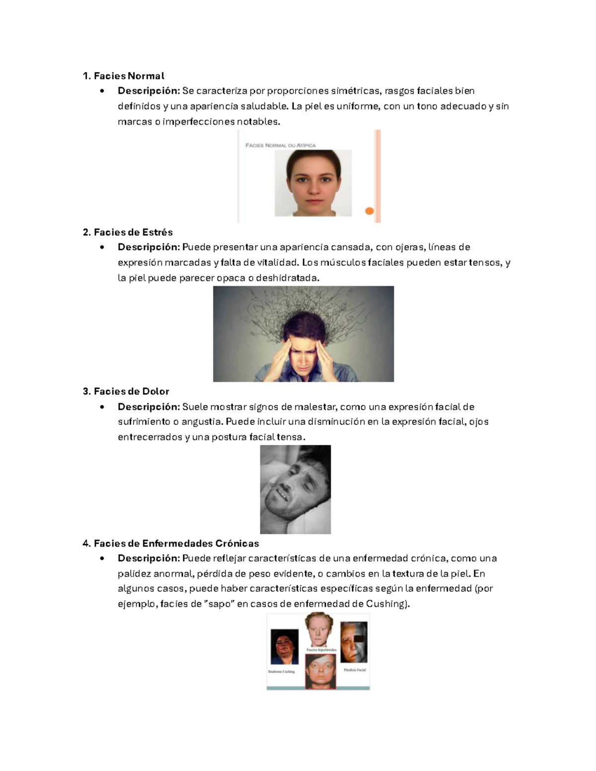 Facies tipos - nda - Facies Normal Descripción: Se caracteriza por ...