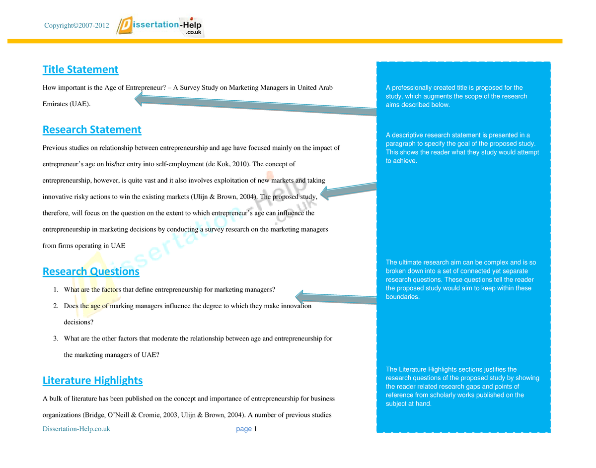 Research-Topic-Brief - Copyright©2007- Dissertation-Help.co page 1 ...