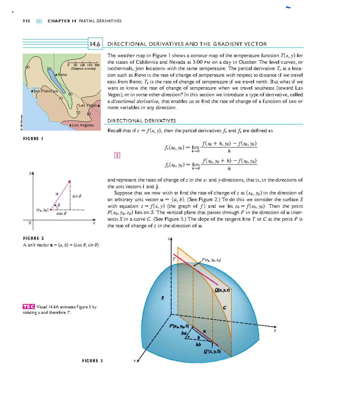 Math ch14-6 - Math work - DIRECTIONAL DERIVATIVES AND THE GRADIENT ...