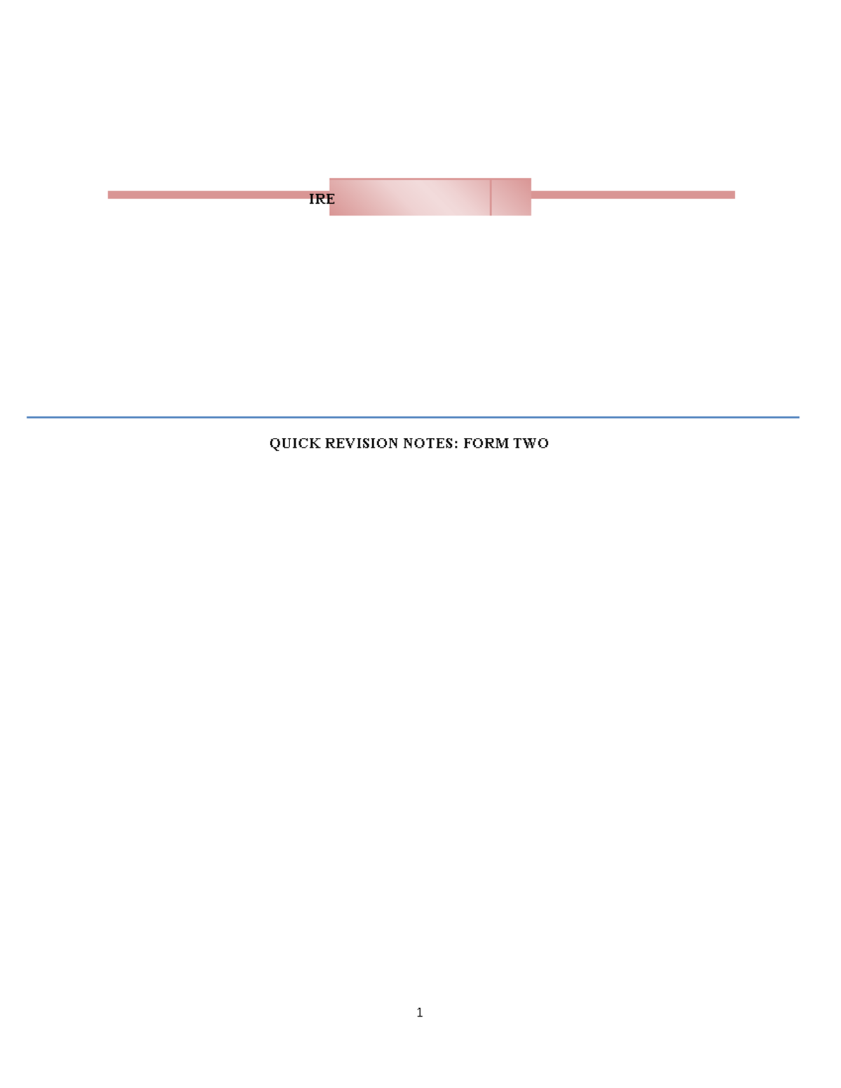 IRE BK 2 - ISLAMIC RELIGIOUS EDUCATION NOTES - IRE QUICK REVISION NOTES ...