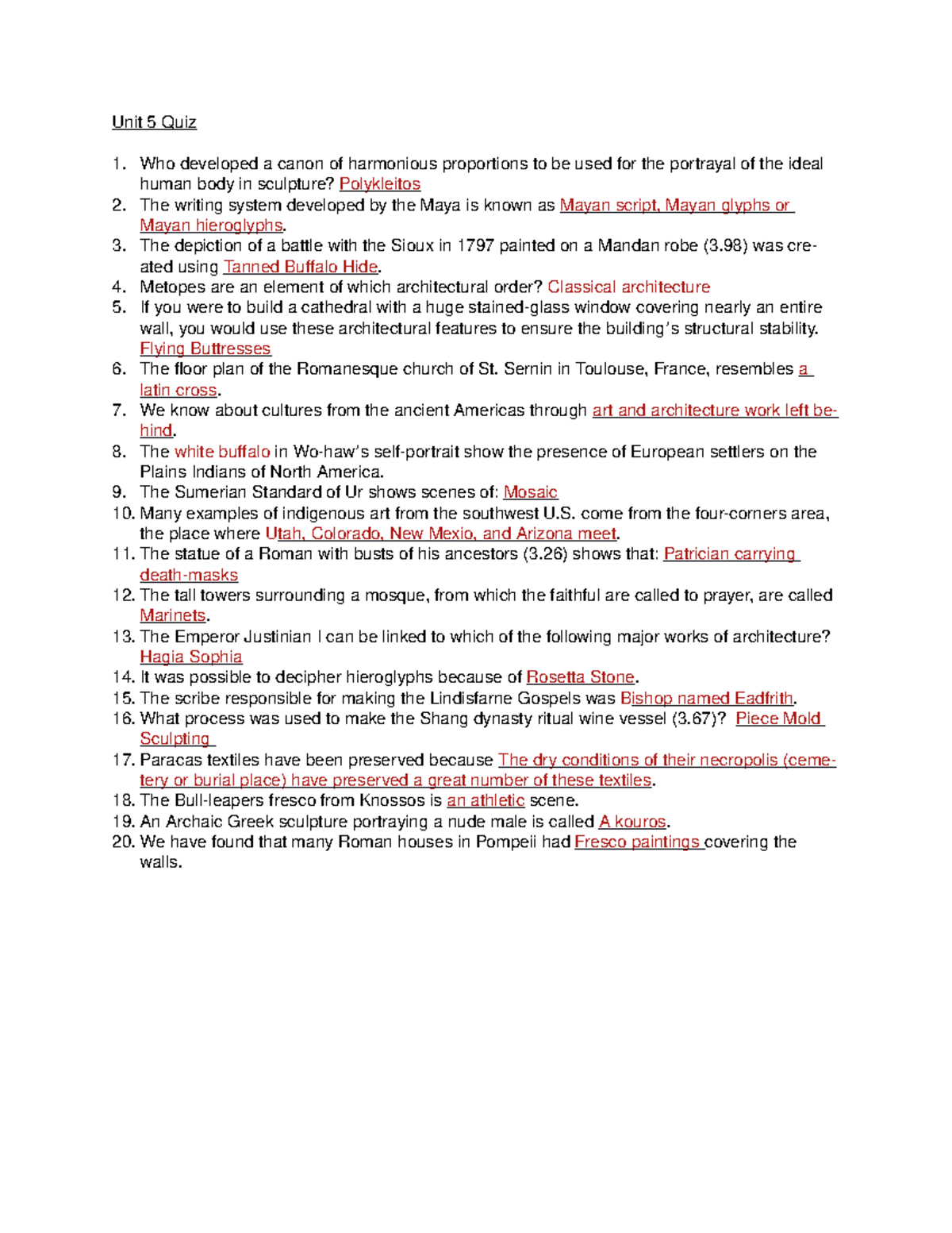 Lecture Notes, Lectures 5-8 - Quiz 5 And Quiz 6&8 Reviews - Uni t5Qui z ...