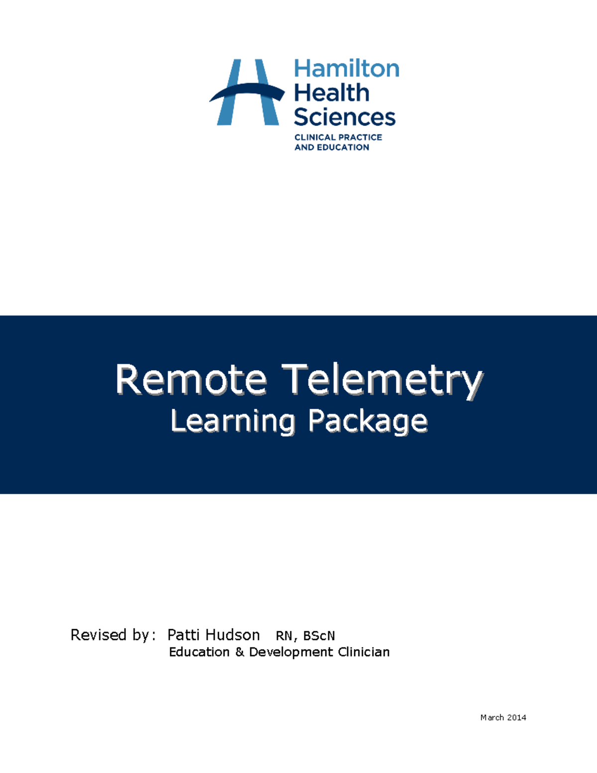 Remote Telemetry - Learning Package - RReemmoottee TTeelleemmeettrryy ...