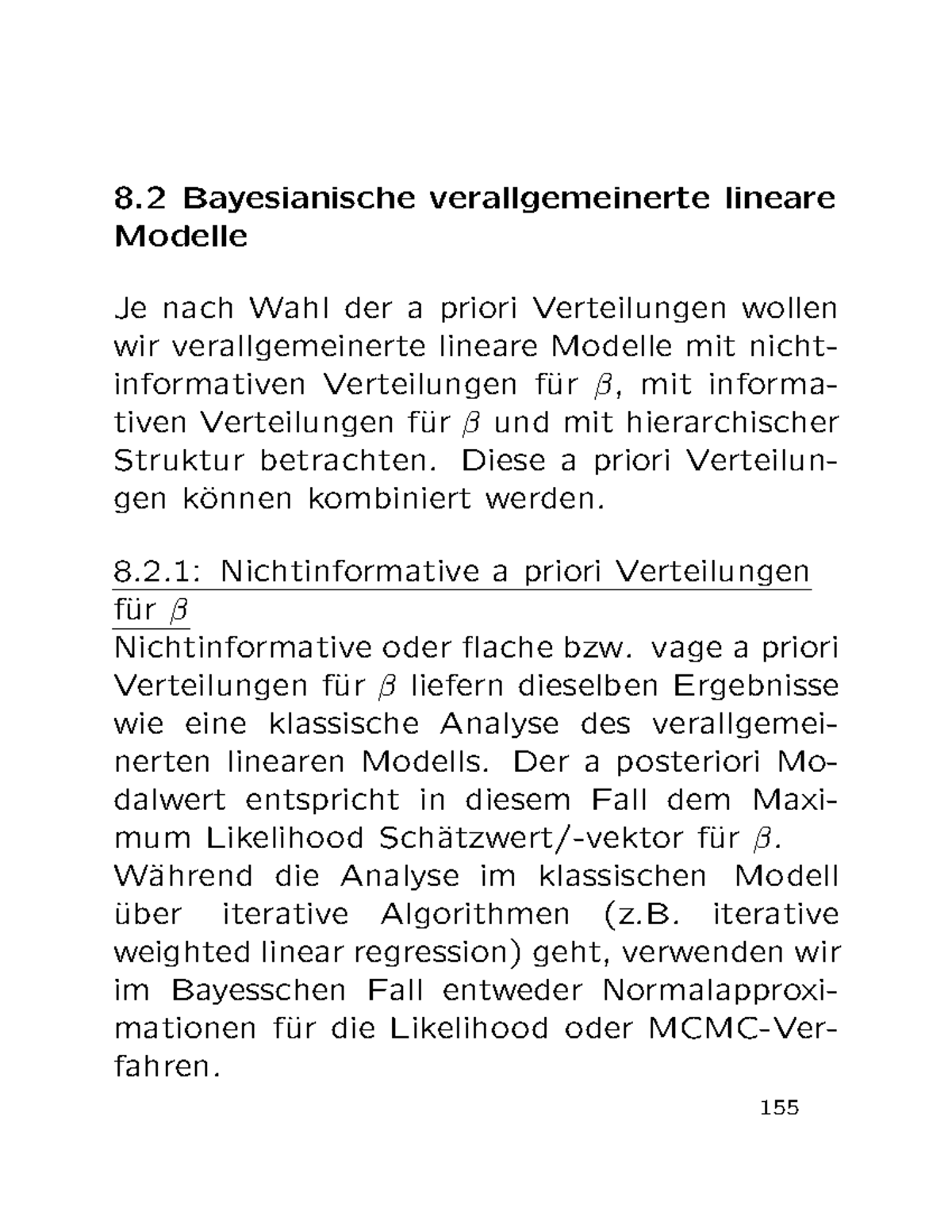 Bayes Kapitel 8 Teil2 - 8 Bayesianische verallgemeinerte lineare ...