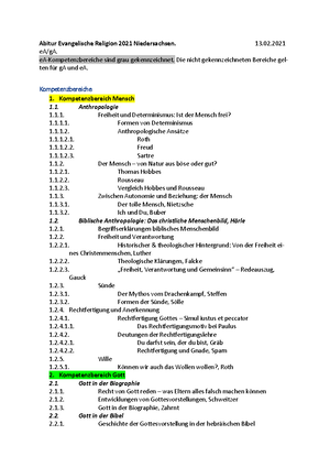 Religion Klausur 12 2 - Reli Klausur 12/ I. Die Prinzipien der katholischen Soziallehre 1 - Studocu