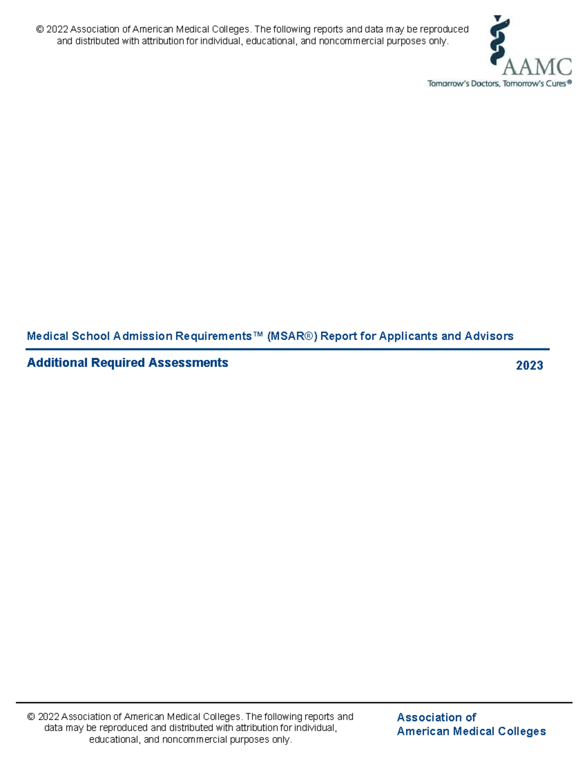 MSAR Additional Required Assessments 07 - and distributed with ...