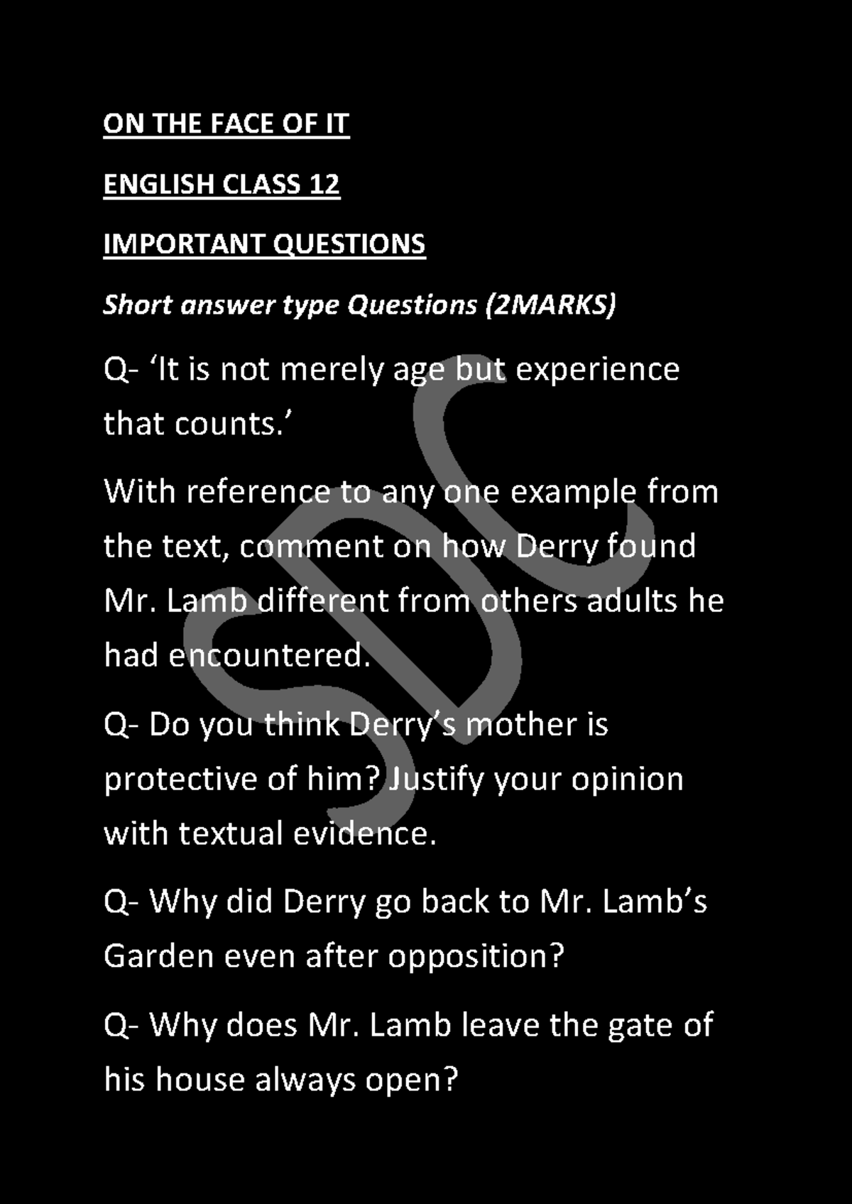 ON THE FACE OF IT worksheet by Shipra Mishra - ON THE FACE OF IT ...