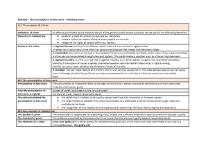 AOS2B legal- criminal offences and their defences - The elements and ...