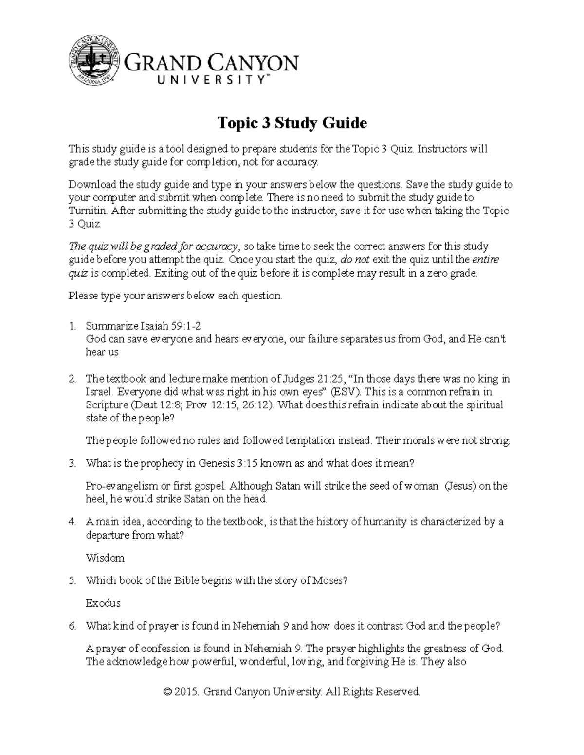 T3 Study Guide - Topic 3 Study Guide This study guide is a tool ...