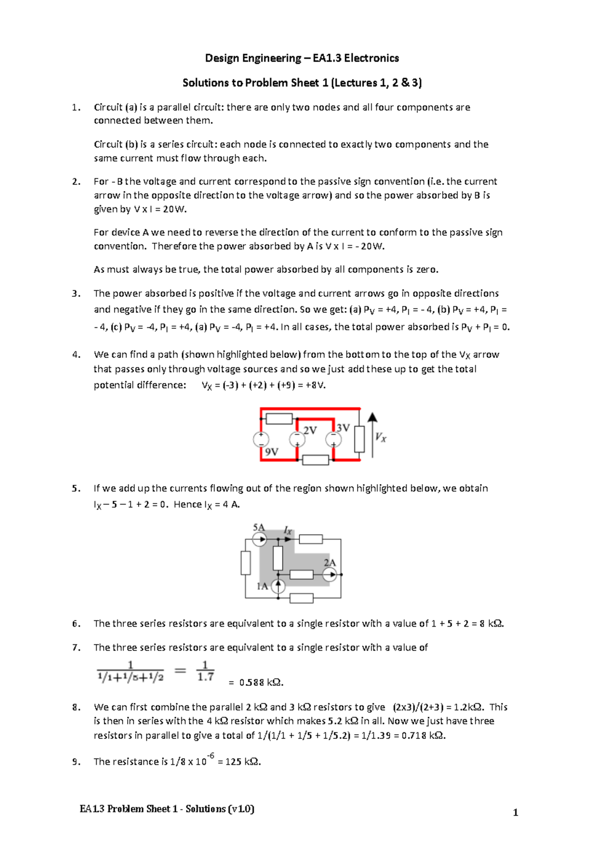 2016-2017 Problem Sheet 1 - Solutions - Design Engineering – EA1 ...