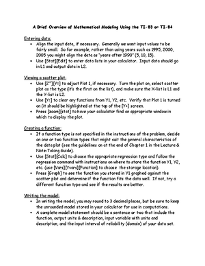 Business Calculus 2 Study Guide Chapters 1-3 - Business Calculus 2 ...