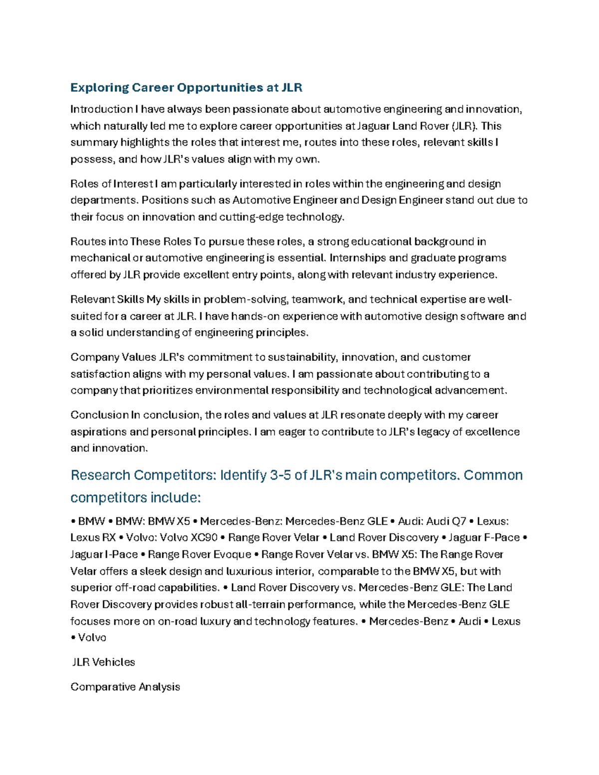 JLR working in the industry - Exploring Career Opportunities at JLR ...