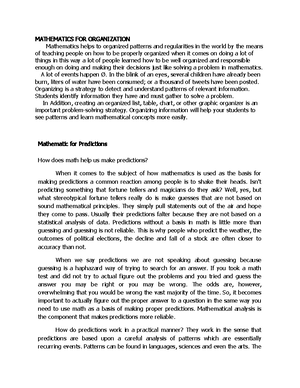 MMW - Midterm EXAM - MATHEMATICS IN THE MODERN WORLD Name: Score ...