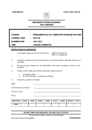 Final Exam Prep ERD Sample Question Solution - Introduction to c++ ...