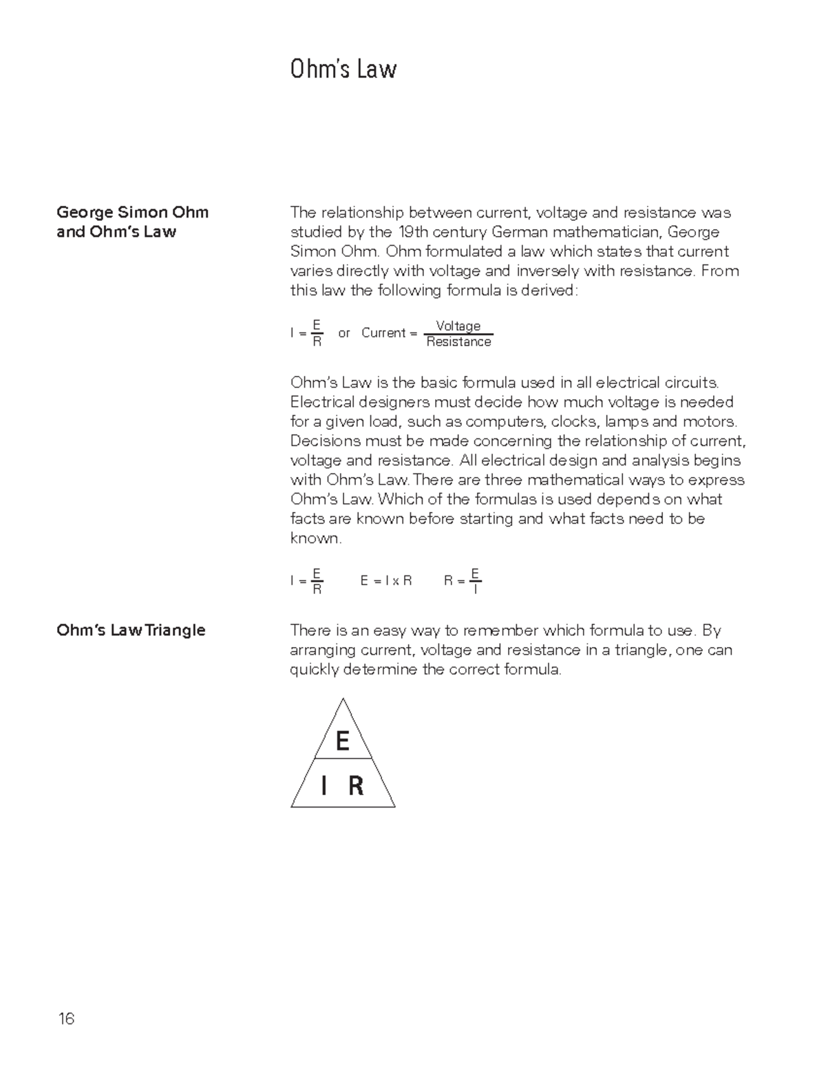 Ohms law - ohm's law - 16 Ohm’s Law George Simon Ohm The relationship ...