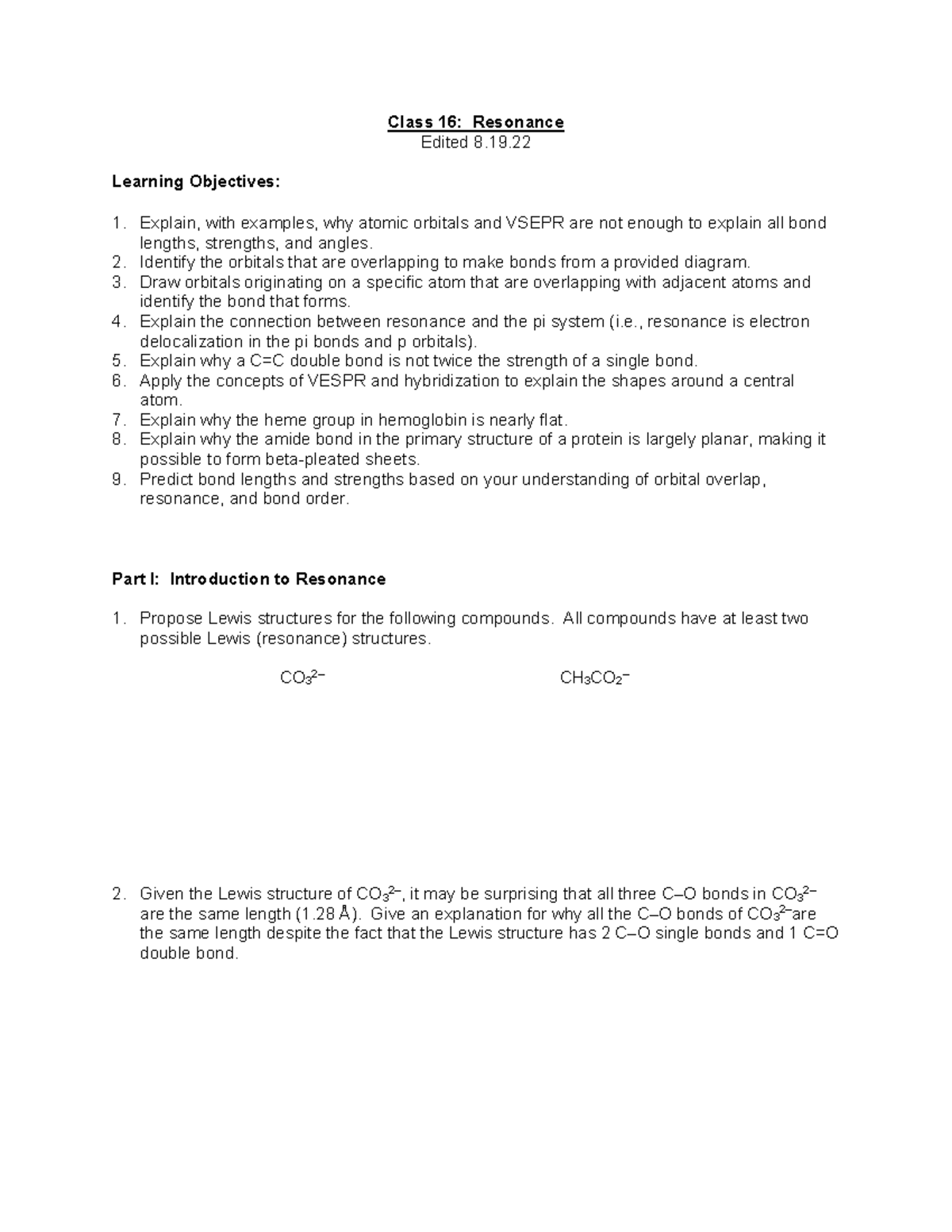 Class Day 16 Worksheet Resonance - Class 16: Resonance Edited 8 ...