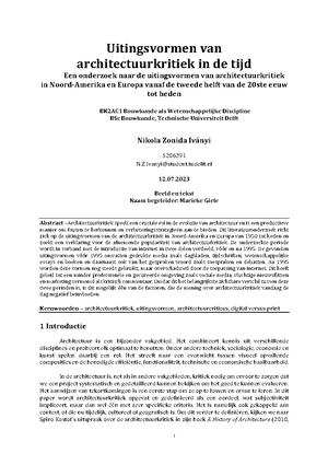 BK2GR2 Plananalyse Verslag - Rechtbank Amsterdam Zuid - Rechtbank Amsterdamse zuidas Sara Sahnam ...