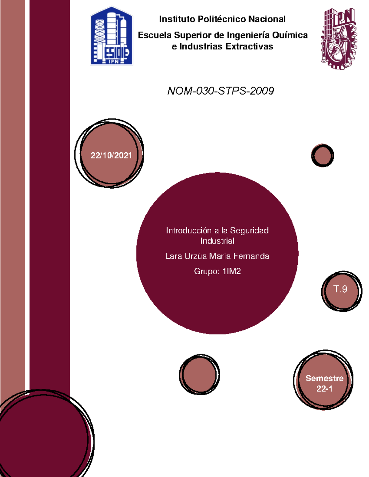 NOM 030 STPS 2009 - Norma Oficial Mexicana 029 STPS 2011 Tarea ...