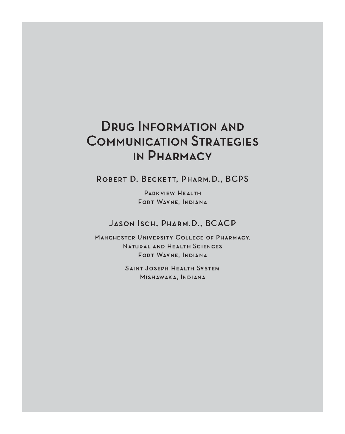02-12 Drug Info and Comm Strat in Pharm 2023 R2 - Drug Information and ...