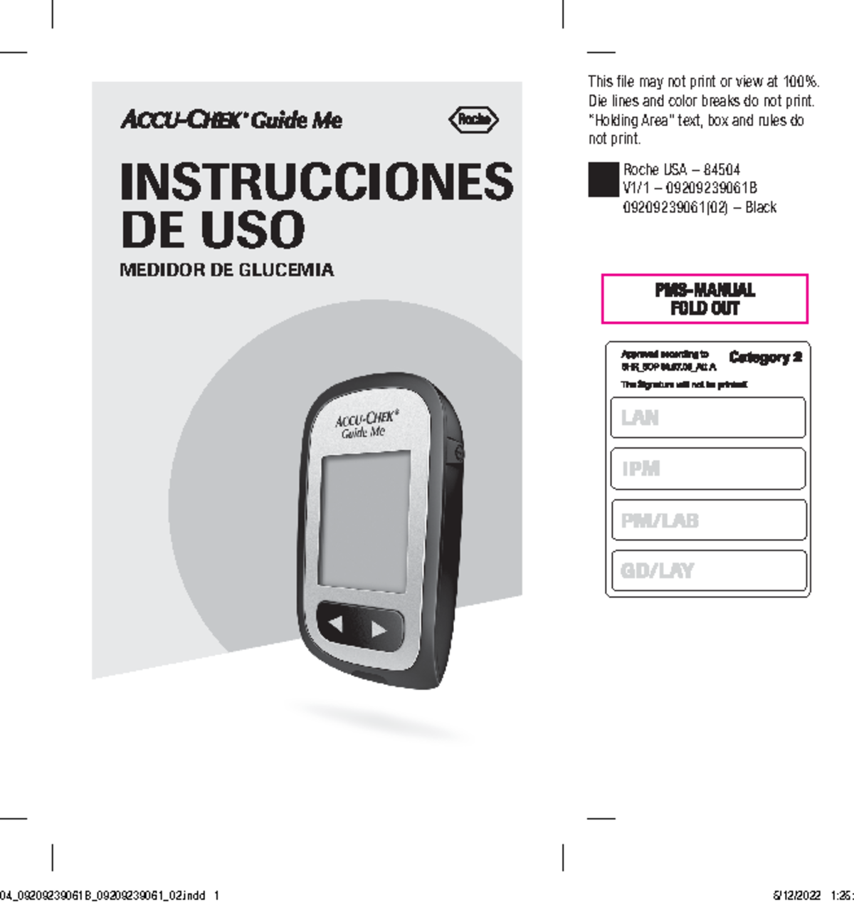 Manual de usuario Accu-Chek Guide Me - This file may not print or view ...