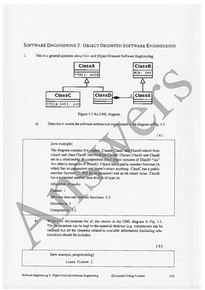 EE2-12 Software Engineering 2- Object Oriented Software Engineering ...