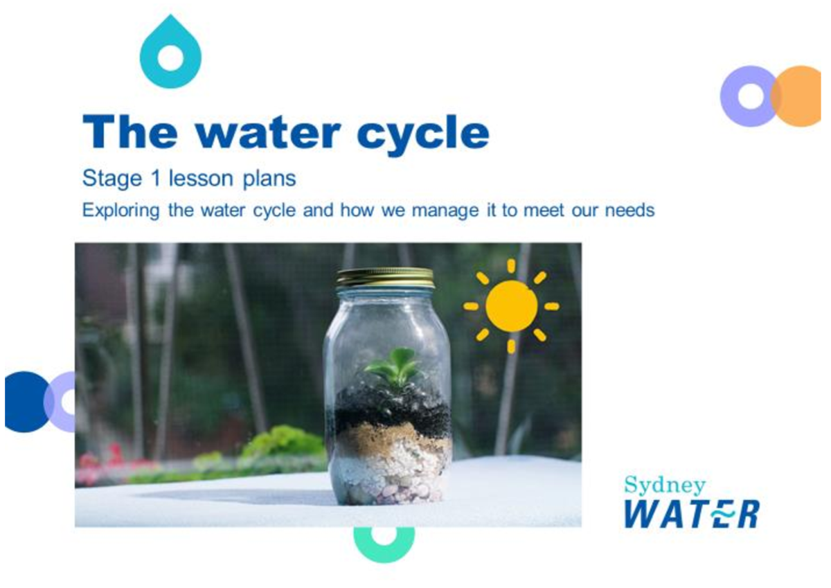 The water cycle lesson plans - Stage 1 – The water cycle x Aim To ...