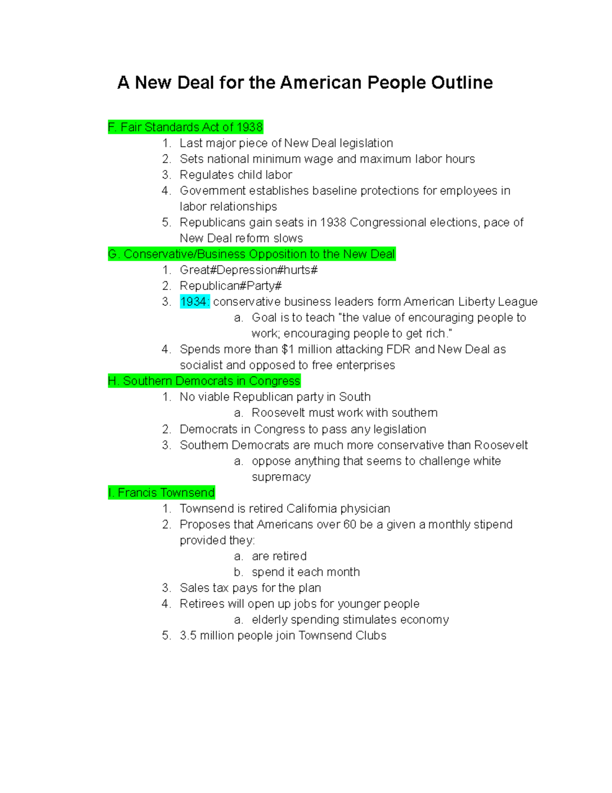 United States History since 1877-A New Deal for the American People ...