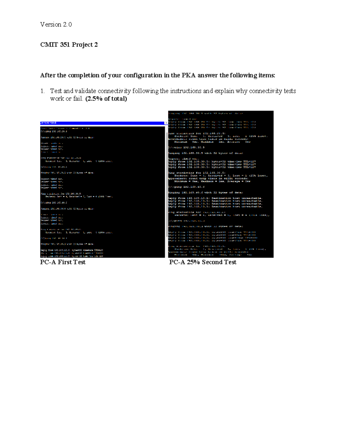 ` CMIT 351 - Project 2 - n/a - CMIT 351 Project 2 After the completion ...