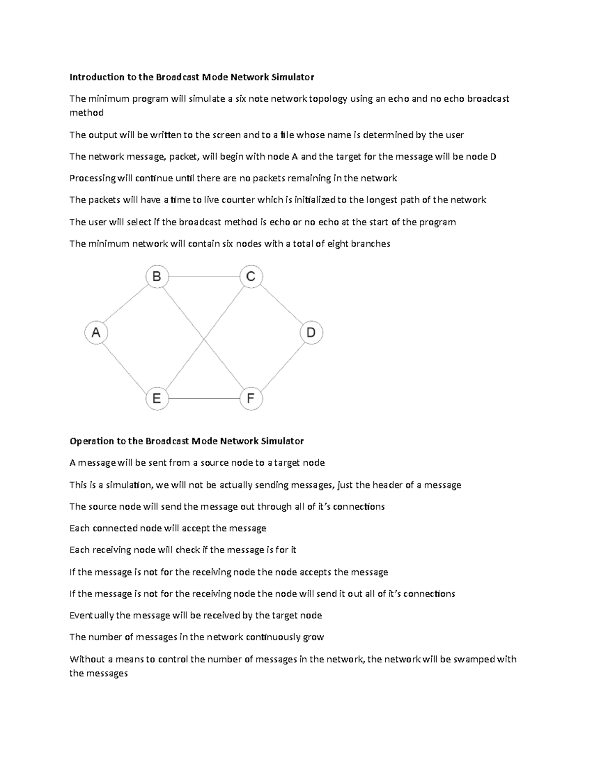 Assembly Lesson 17 - N/a - Introduction to the Broadcast Mode Network ...