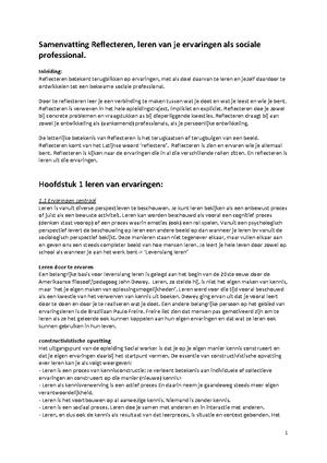 Reflectiemodel - Ui-model - Reflecteren - Bij het spiraal model ligt de ...