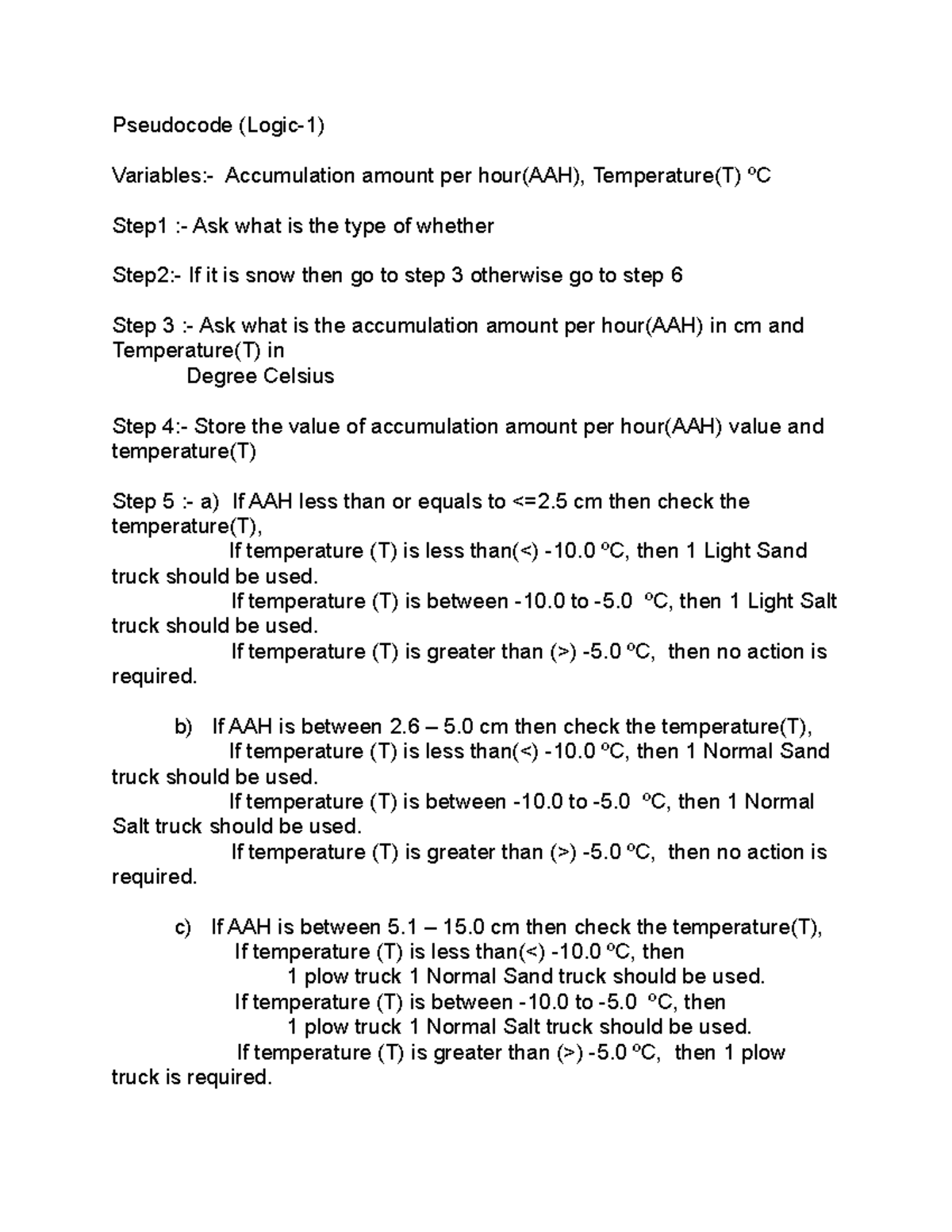 Workshop 2 Logic 1 Pseudocode Weather Service Pseudocode Logic 1 Variables Accumulation 2941