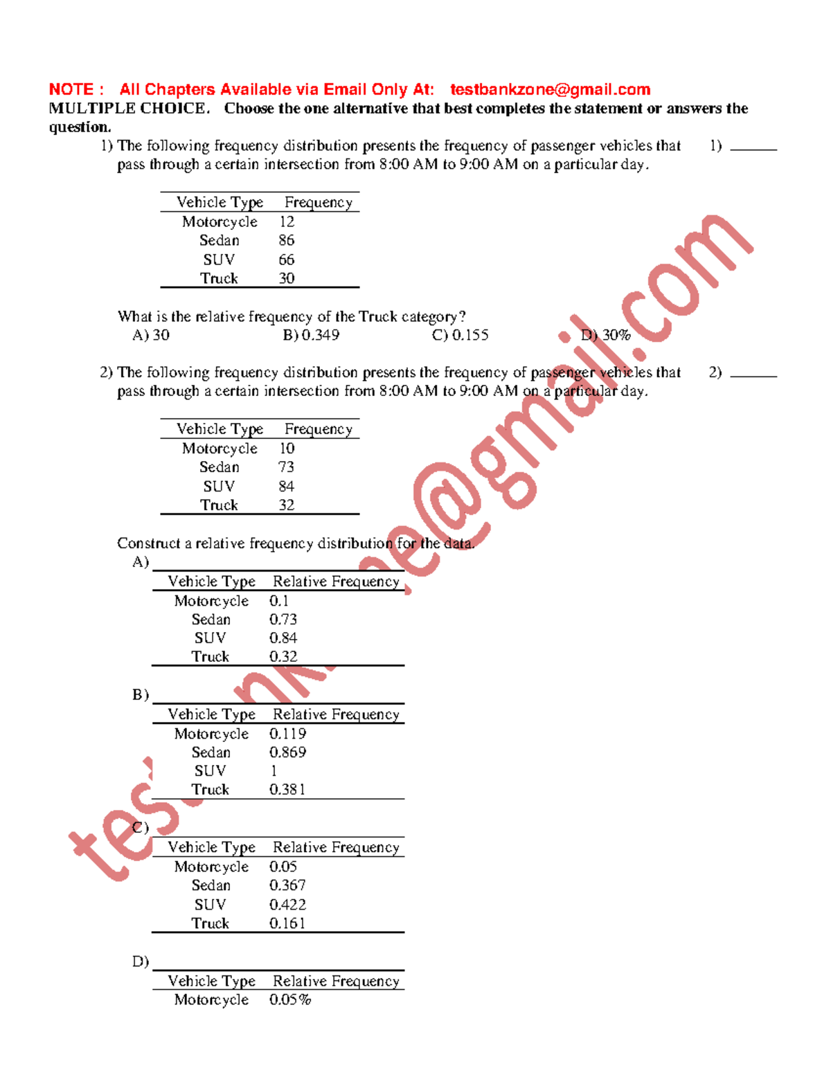Elementary Statistics, 4th Edition Test Bank and Solutions by William ...