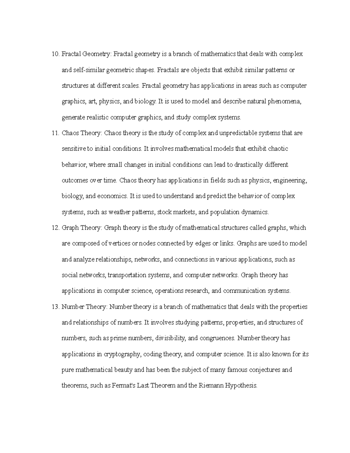 Exploration mathematics 2 - Fractal Geometry: Fractal geometry is a ...