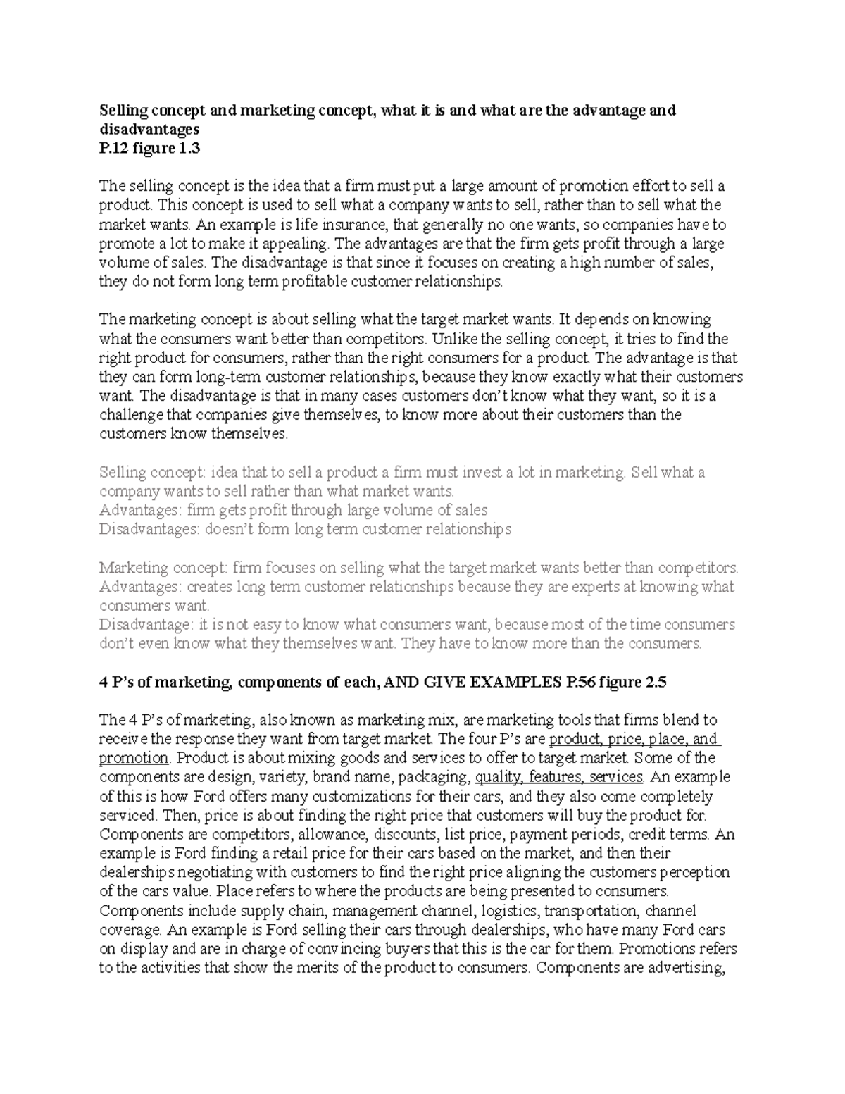 COMM 223 QUIZ 1 - Notes to answer quiz 1 questions given in class ...