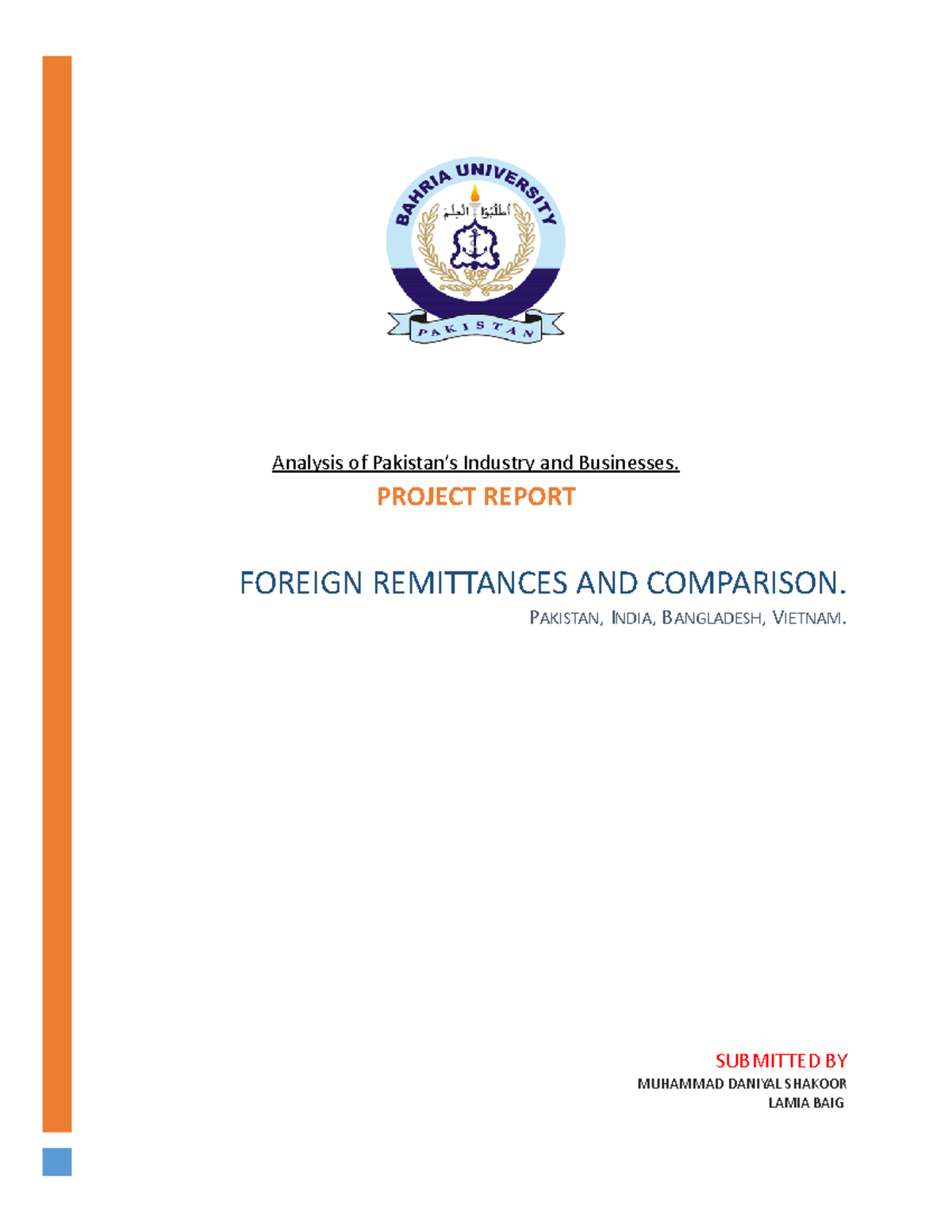 API Project Final - Analysis of foreign remittances and its impacts ...