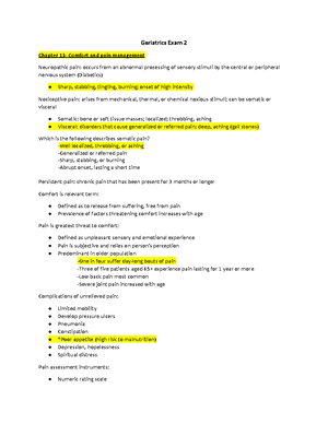 Age related changes Geriatrics Notes - Age Related Changes in the ...