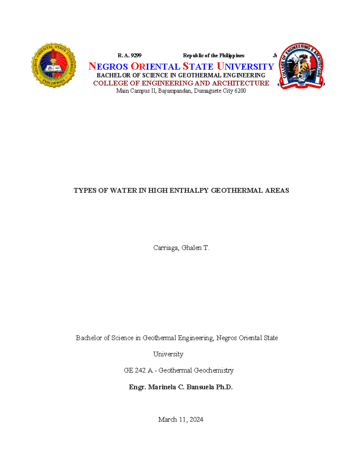 Title - R. A. 9299 Republic of the Philippines June 25, 2004 NEGROS ...