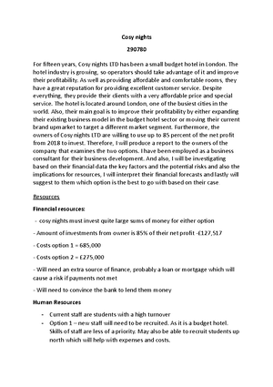 Student Workbook BTEC Unit 2 Developing a Marketing Campaign LO A ...