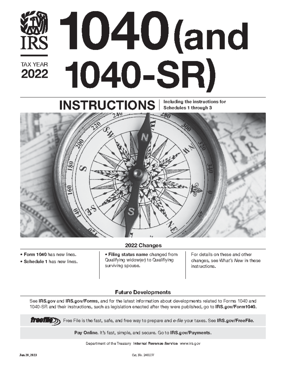 I1040 instructions - 2er - Jan 20, 2023 Cat. No. 24811V Future ...