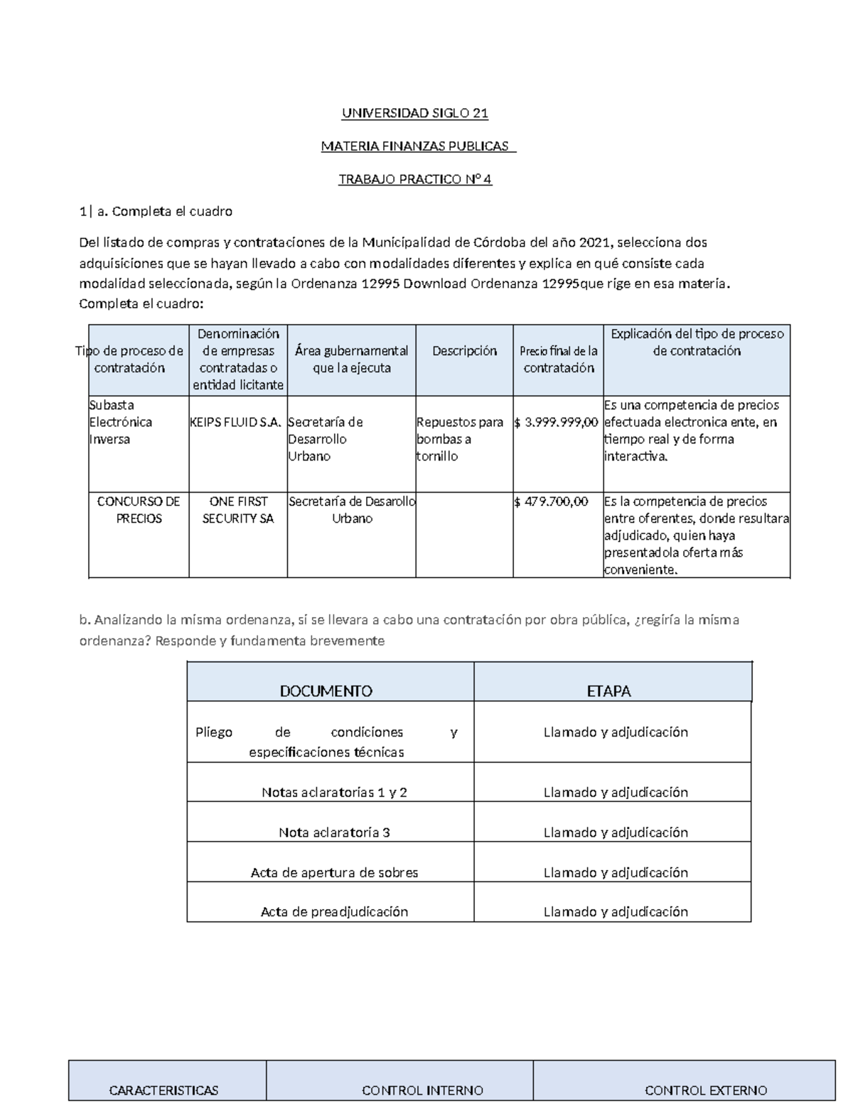 Tp4 Finanzas - tp n4 aprobado - UNIVERSIDAD SIGLO 21 MATERIA FINANZAS PUBLICAS TRABAJO PRACTICO ...