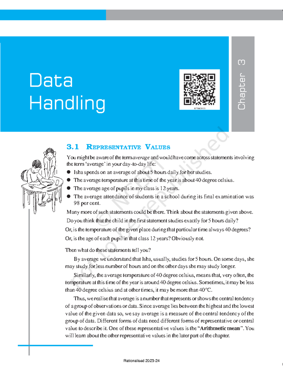 Gemh103 - 44 MATHEMATICS 3 REPRESENTATIVE VALUES You might be aware of ...