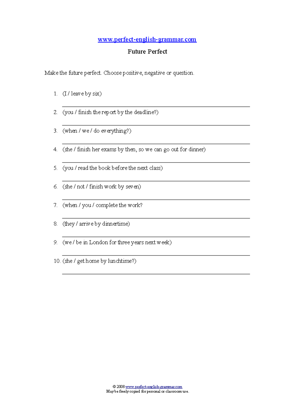 Future perfect mixed - Apuntes 2 - ingles 6 - UnADM - Studocu