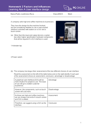 GCSE D&T Unit 1 Booklet - What to expect in DT GCSE - GCSE Design ...