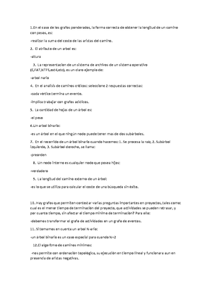 Examen Trabajo Práctico 4 [TP4]. Algoritmos Y Estructuras DE Datos AL 100%pdf - Trabajo Práctico ...