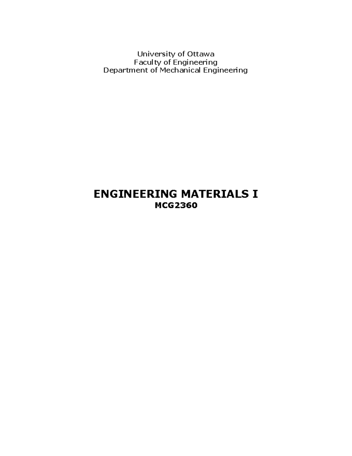 Lab Manual (Report Writing Aid) - MCG2360 - uOttawa - Studocu