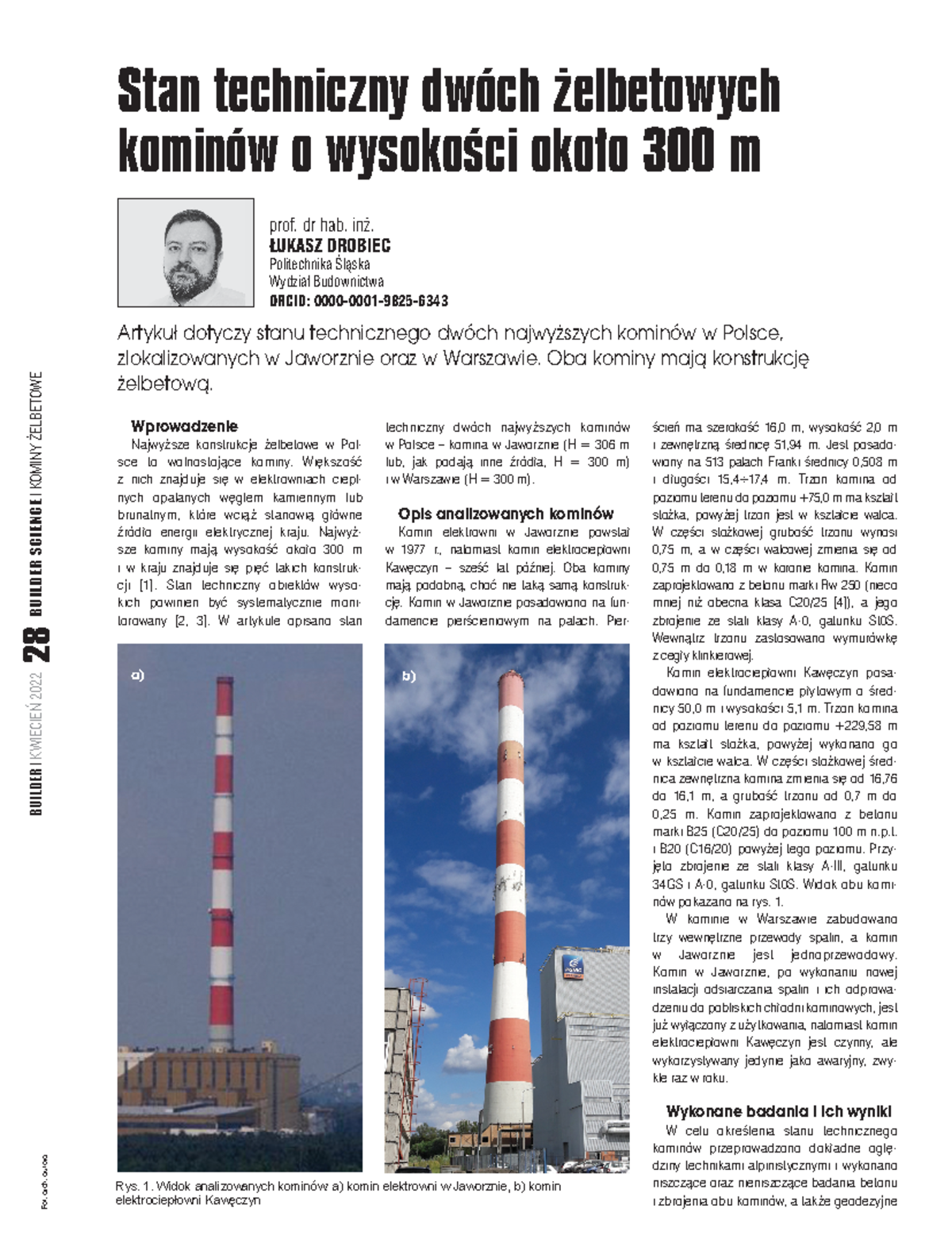 Drobiec L Stan 4 2022 - Opis stanu technicznego kominów wysokich - Stan ...