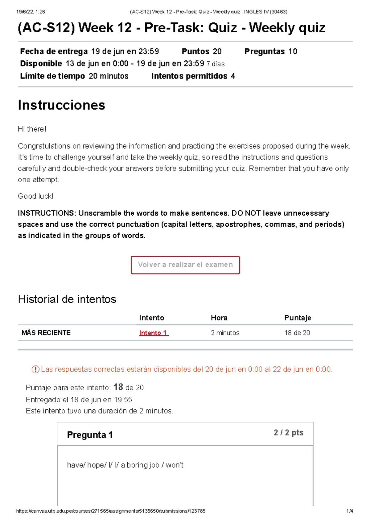 (AC-S12) Week 12 - Pre-Task Quiz - Weekly quiz Armando Becerra Soberon - (AC-S12) Week 12 ...